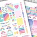 Pastel Rainbow Printable Planner Weekly Kit Erin Condren - Etsy