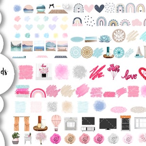 Family Clipart Bundle - Family Illustrations : Mom, Dad, Kids, Dog and ...