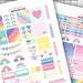 Pastel Rainbow Printable Planner Weekly Kit Erin Condren - Etsy