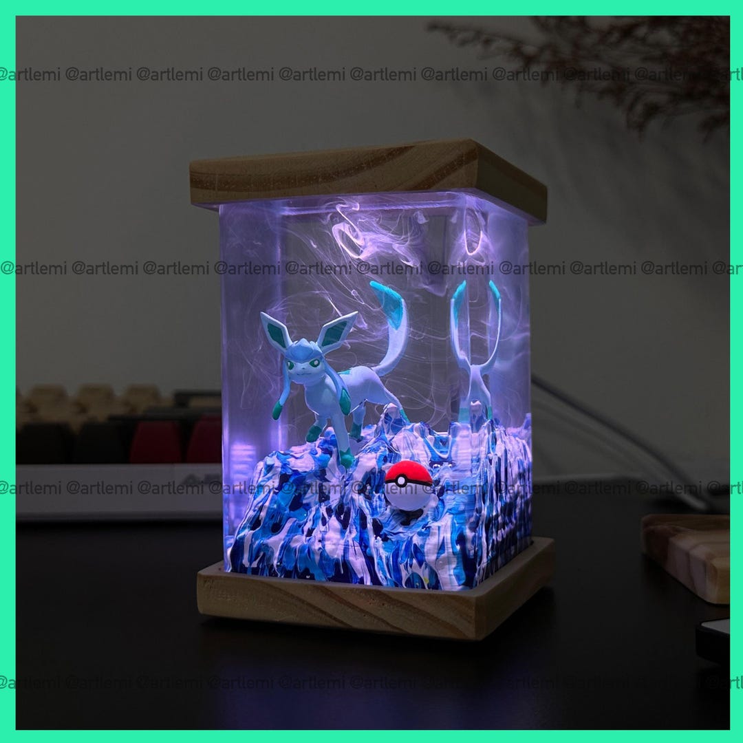 Poke.mon Lamp, Mewtwo Resin Lamp, Pok.emon Gifts, Poke.mon Decor ...