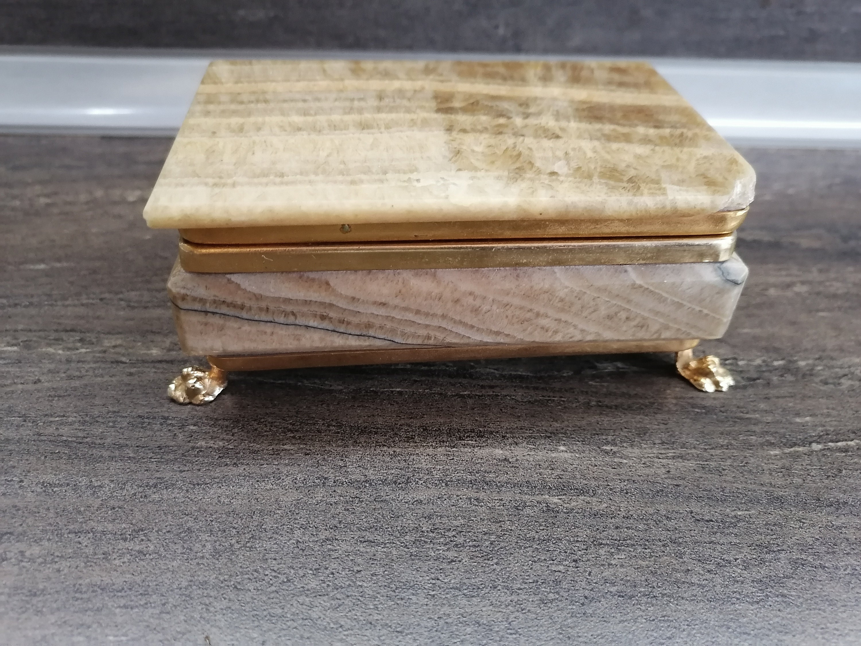 Vintage Marble Box Stone Jewelry Box Jewelry Storage - Etsy