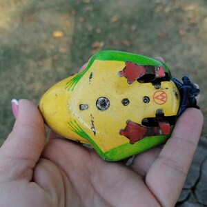 Tin Mechanical Toy, Tin Frog, Wind-up Toy, Toy Frog, Gift for Child ...