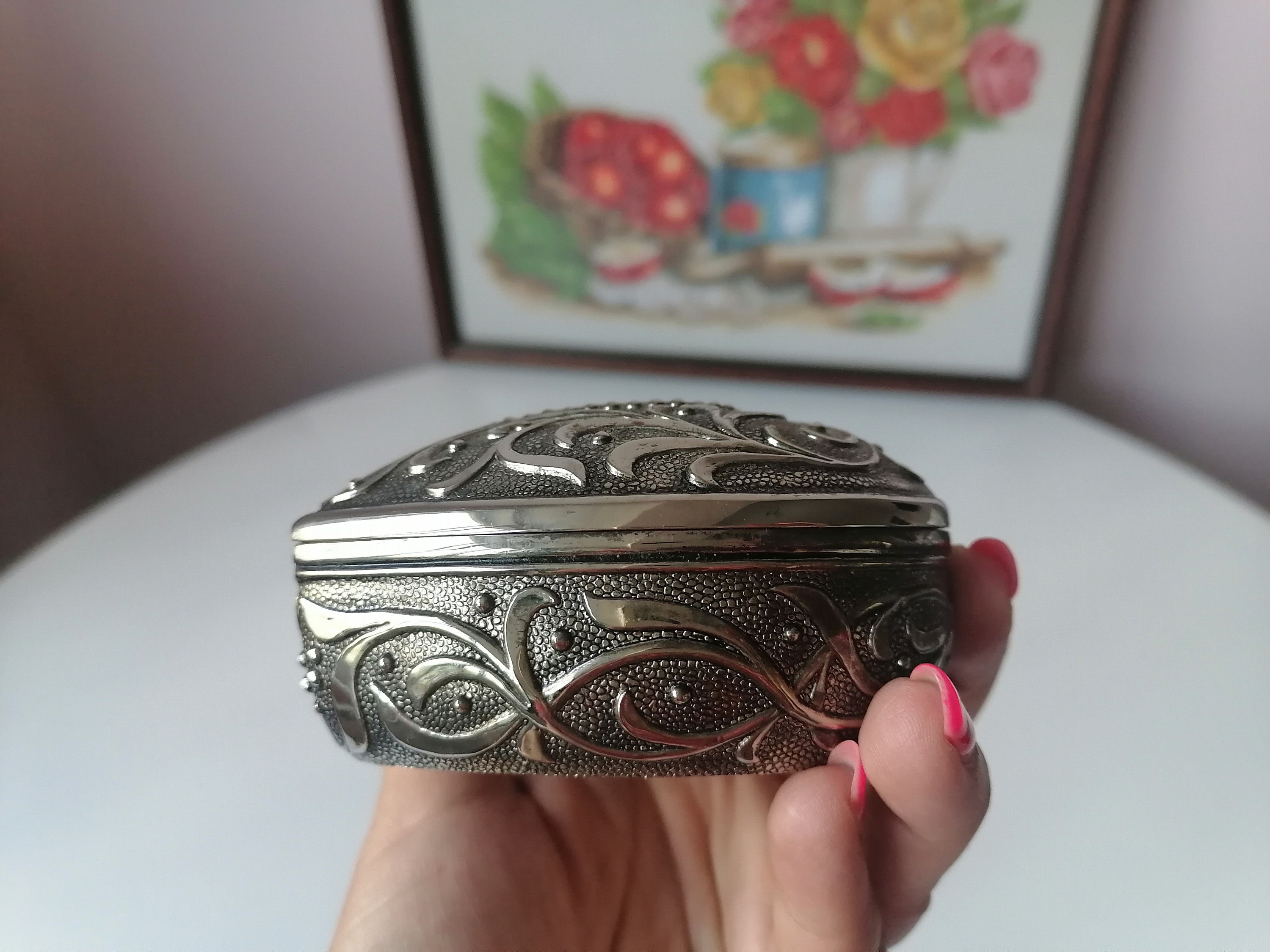 Metal Jewellery Box, Vintage Jewellery Box, Metal Jewelry, Тreasure Box ...