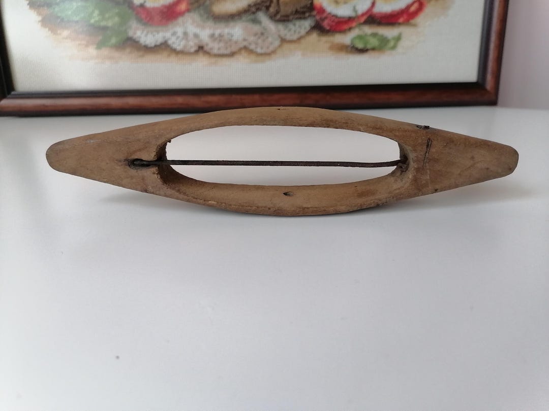 Antique Loom Shuttle, Primitive Tool, Boat Shuttles Hand Weaving Tool ...