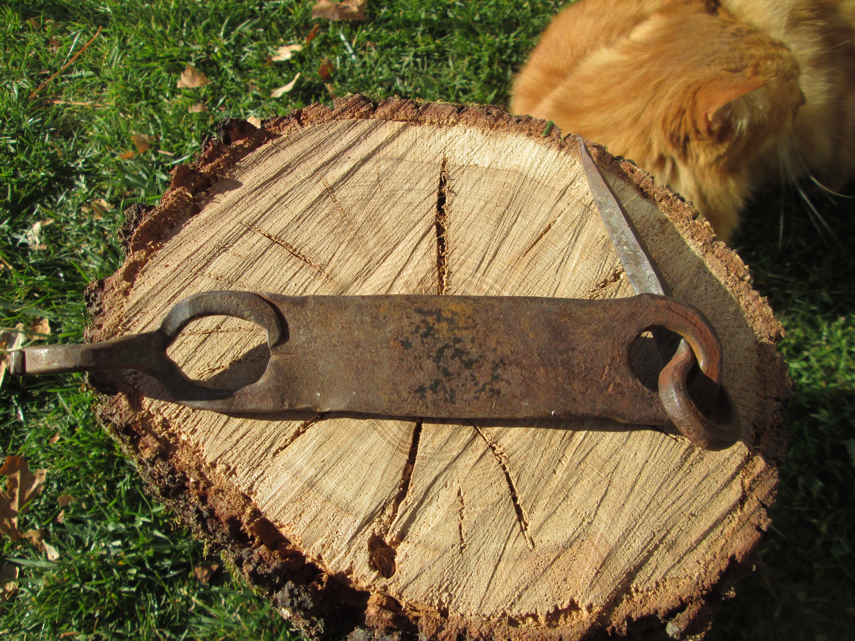 Antique Door Clasp, Iron Door Clasp, Hand Hammered Iron Clasp, Rustic ...