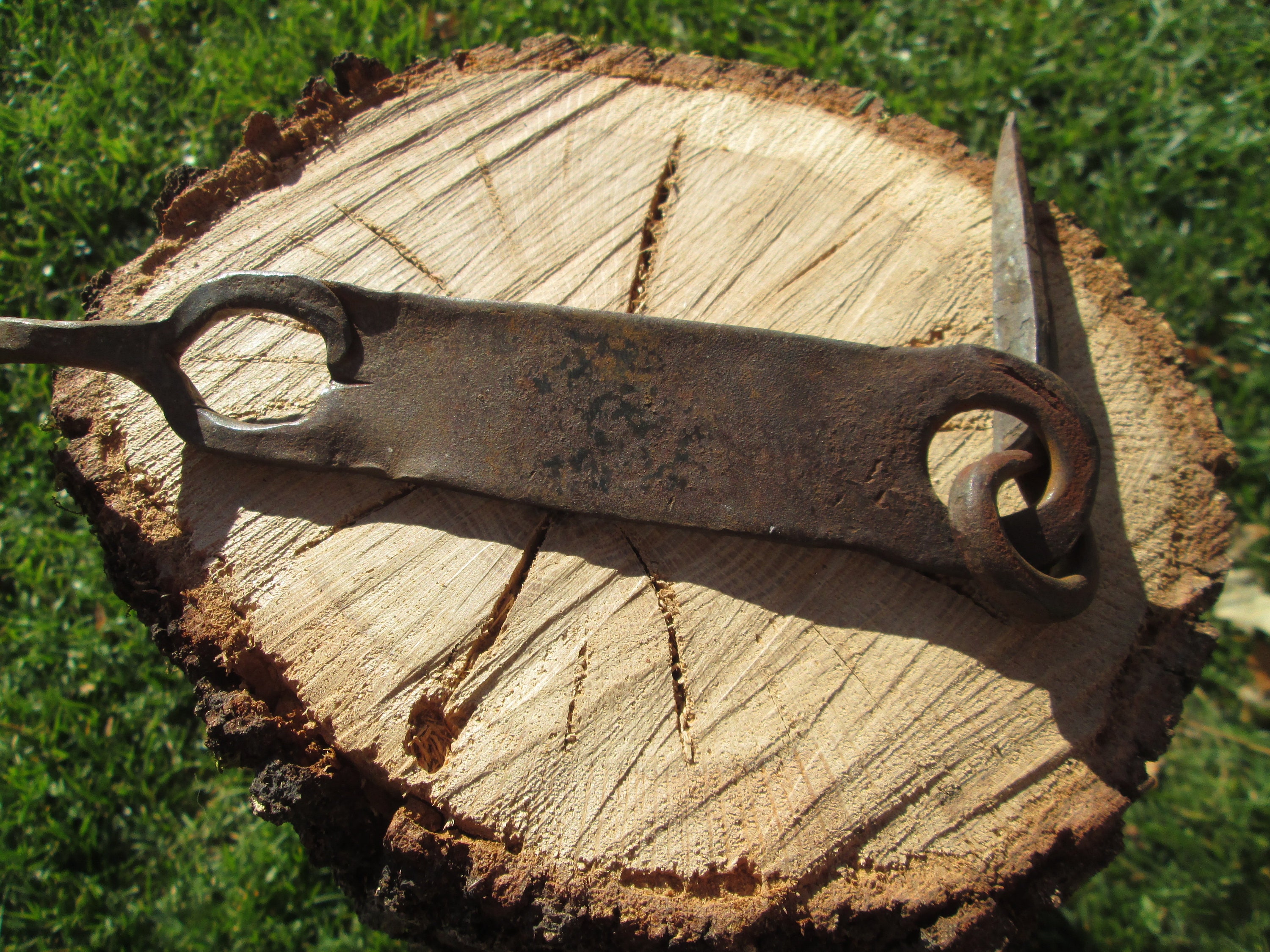 Antique Door Clasp, Iron Door Clasp, Hand Hammered Iron Clasp, Rustic ...