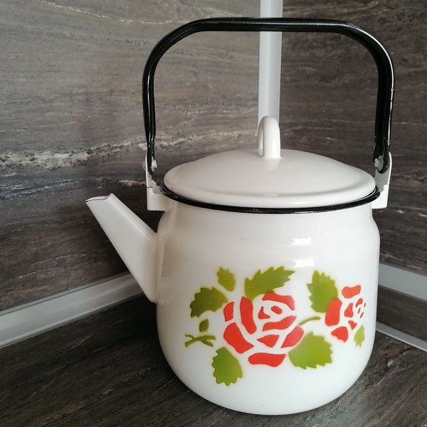 Enamel Pitcher - Etsy