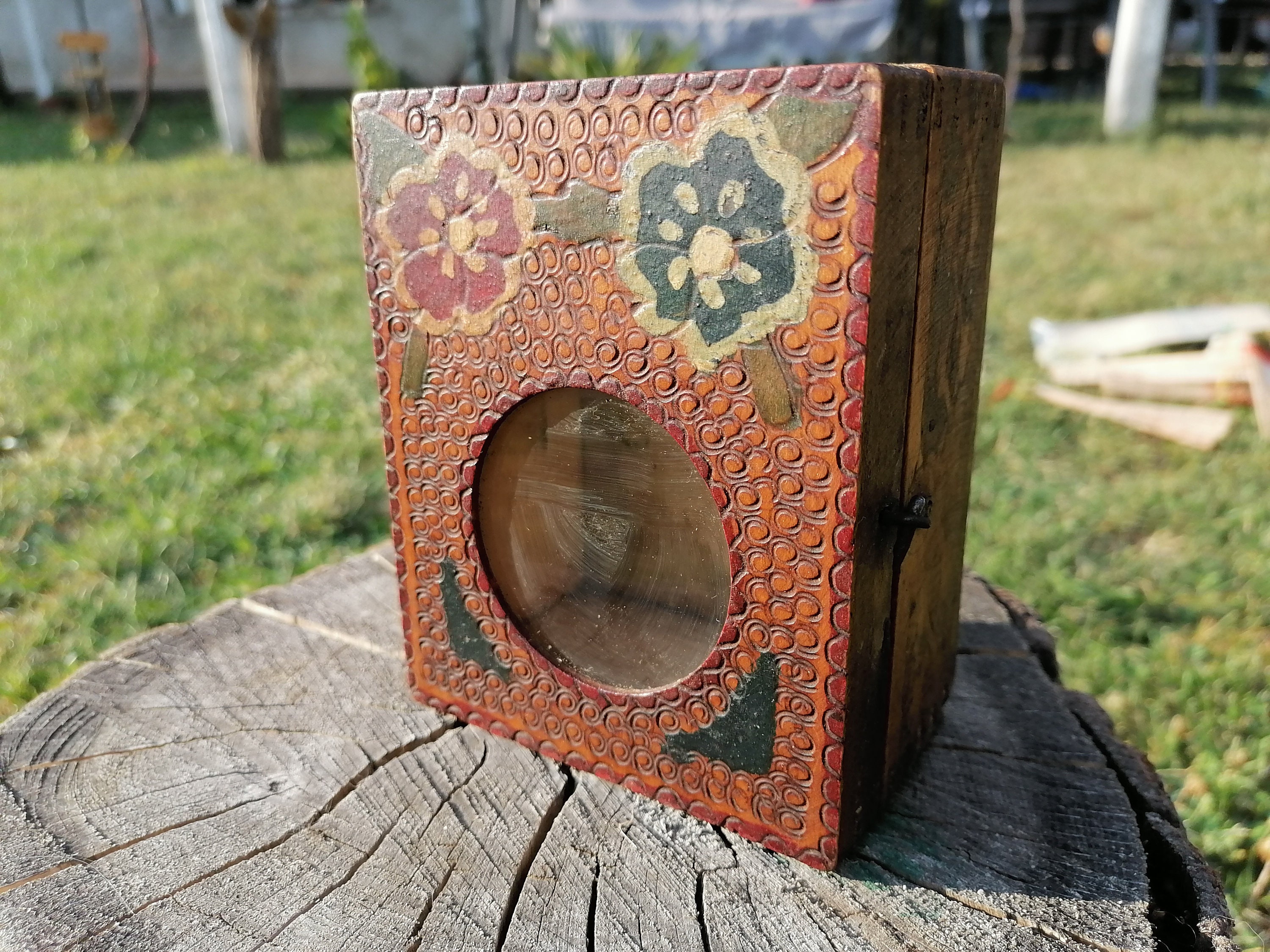 Antique Clock Box, Wooden Clock Box, Wooden Clock Case, Wall Clock Box ...