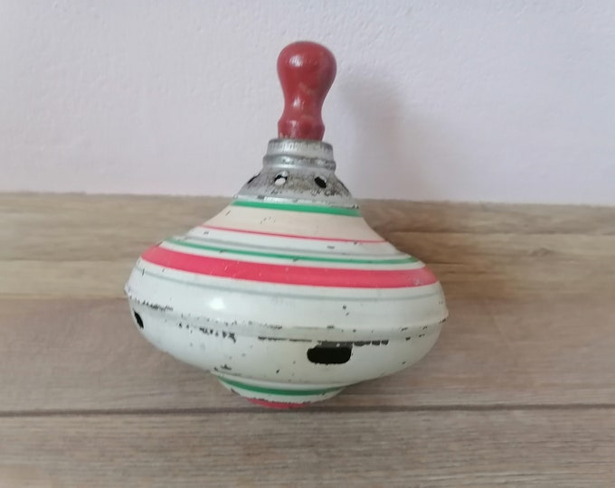 Metal Toy Top, Vintage Toy Top, Spinning Toy Top, Big Spinning Top ...