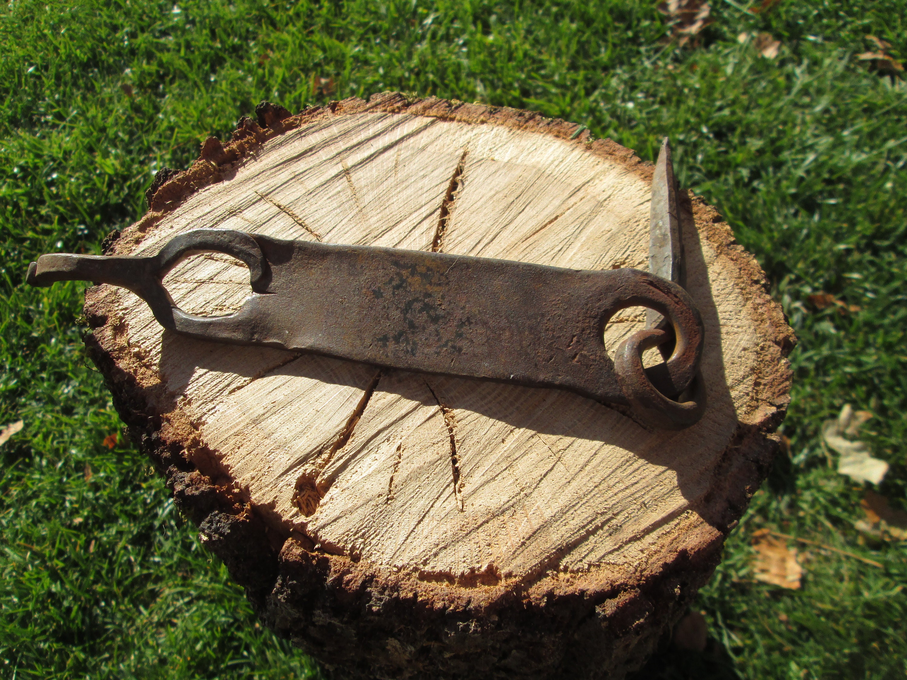 Antique Door Clasp, Iron Door Clasp, Hand Hammered Iron Clasp, Rustic ...