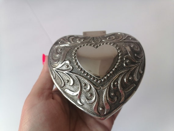 Metal jewellery box, Vintage jewellery box, Metal Jew… - Gem