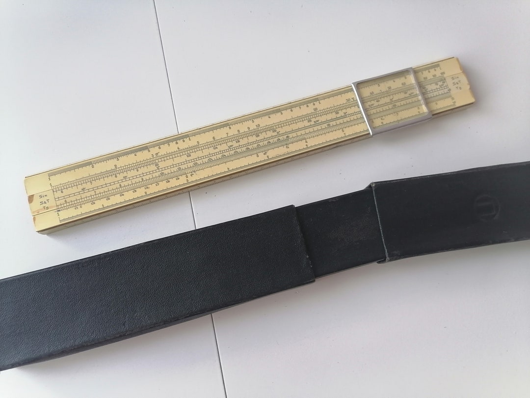 Soviet Slide Ruler 1950s, USSR Logarithmic Ruler, USSR Slide Ruler ...