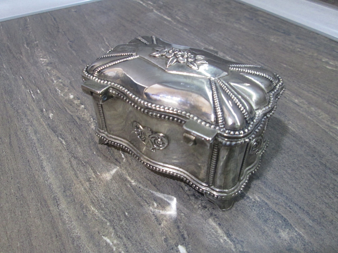 Metal Jewellery Box, Vintage Jewellery Box, Metal Jewelry, Тreasure Box ...