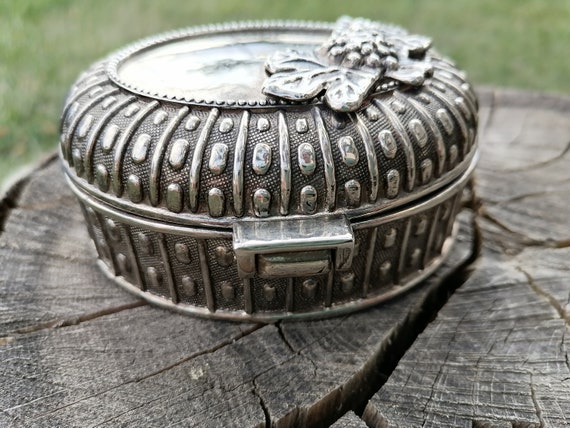 Metal jewellery box, Vintage jewellery box, Metal Jew… - Gem