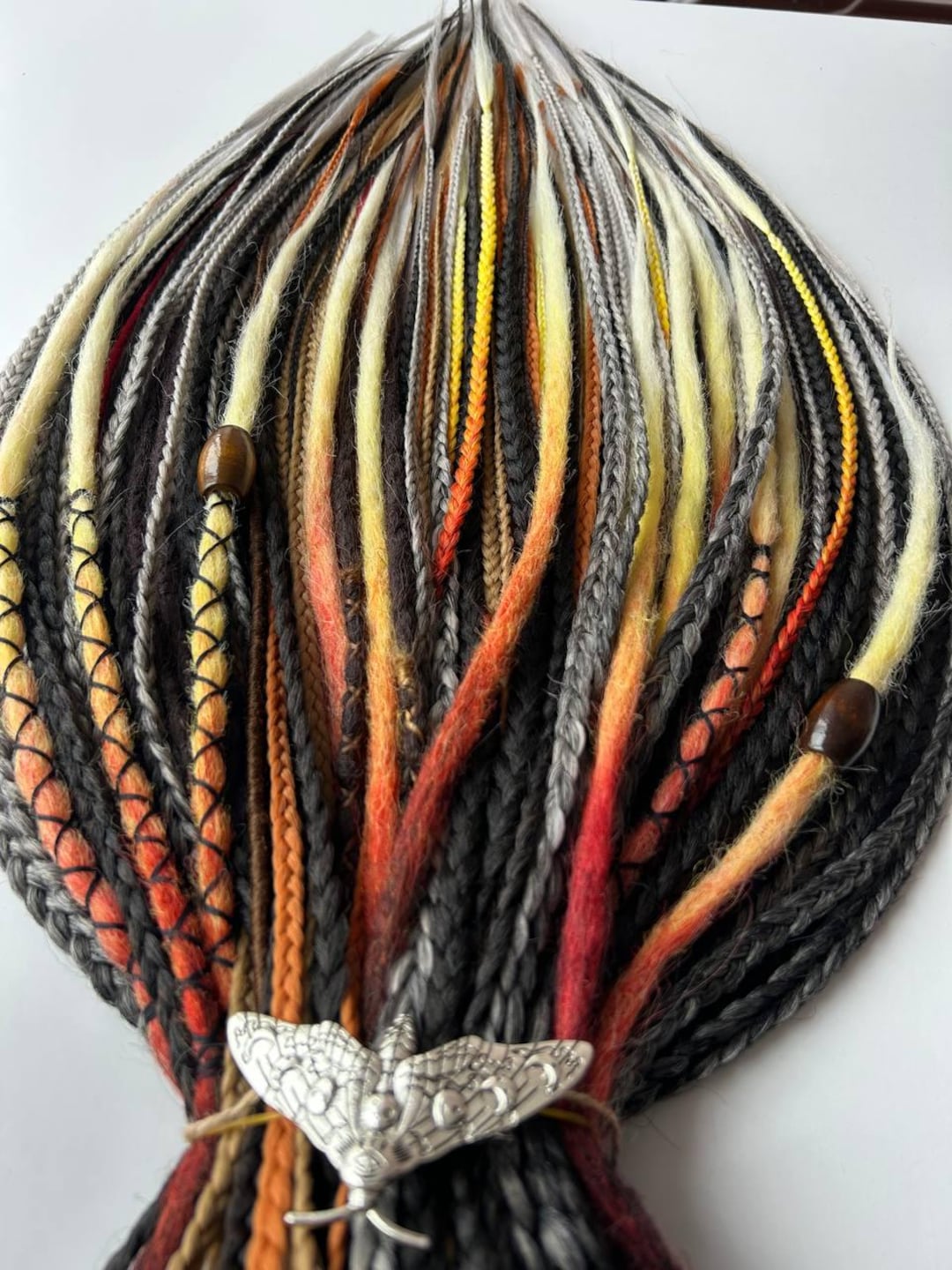 Mix of Dreads,braids/fire Dreadlocks/viking Style Synthetic Hair ...