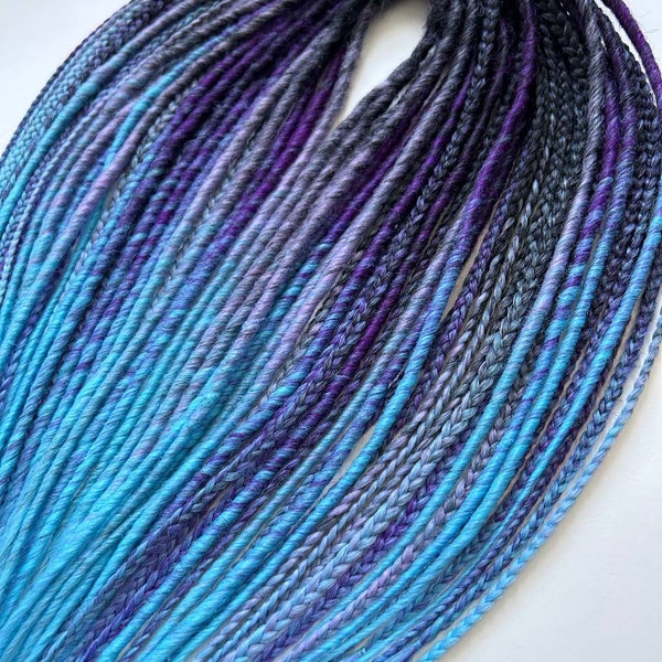 Purple Hair Extensions - Etsy