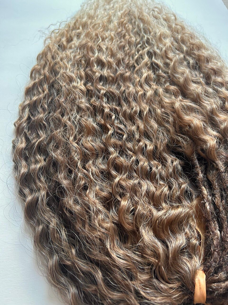 Synthetic Brown Curls.dreads and Braid/viking Style Synthetic Hair ...