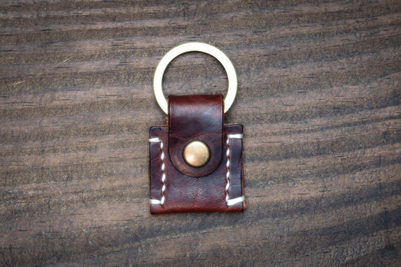Leather Cash Stash Keychain Emergency Cash Holder Keybill - Etsy
