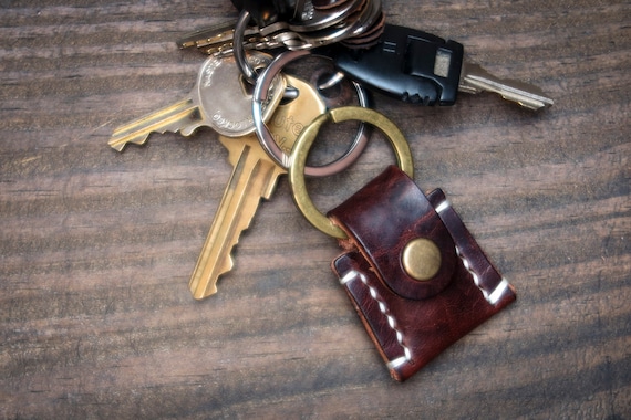 Leather Cash Stash Keychain Emergency Cash Holder Keybill - Etsy