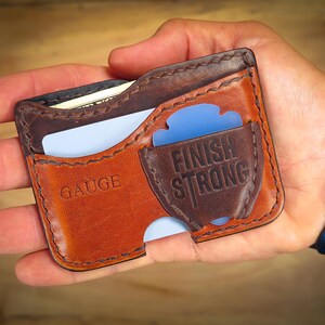 Custom Minimalist Leather Front Pocket Lewis Wallet, RFID Shield and ...