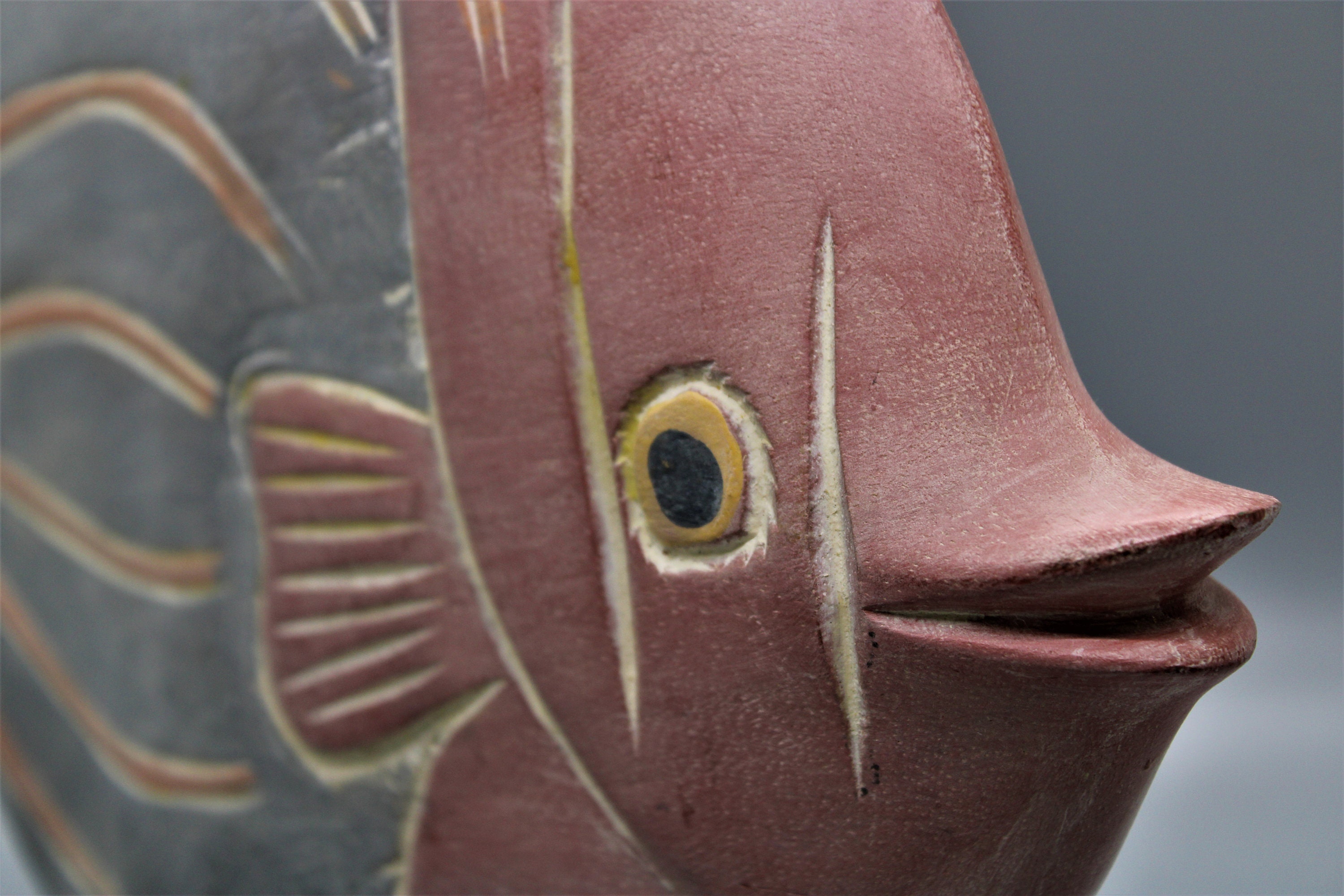 Vintage Fish Wooden Fish Wooden Tabletop Fish Accent Piece | Etsy