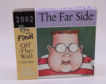 The Far Side Last Impressions Calendar, Vintage 2002, 17th and Final ...