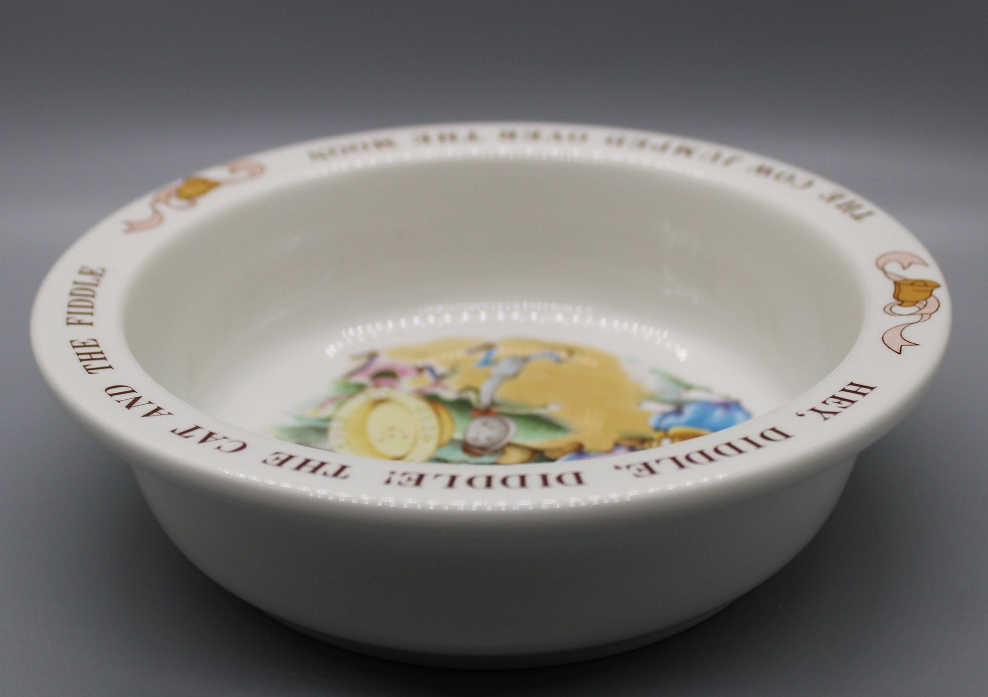 Vintage Bowl Beatrix Potter Baby Porridge Bowl Hey Diddle - Etsy