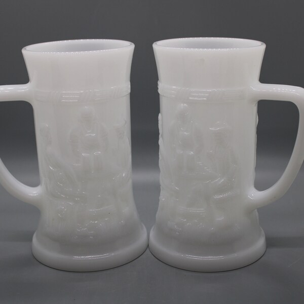 Milk Glass Mugs - Etsy