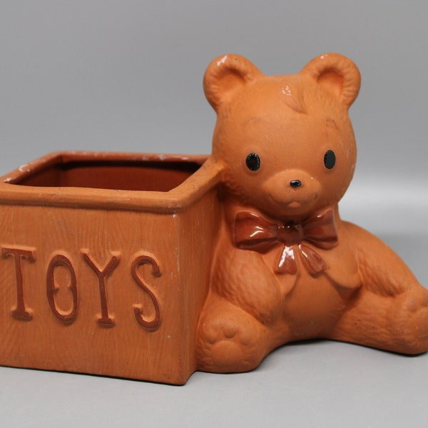 Teddy Bear Planter - Etsy