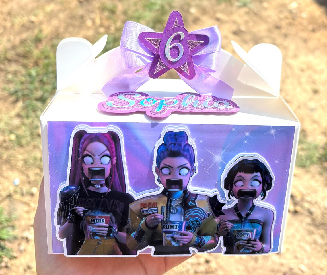 Kpop Party Treat Boxes - Etsy
