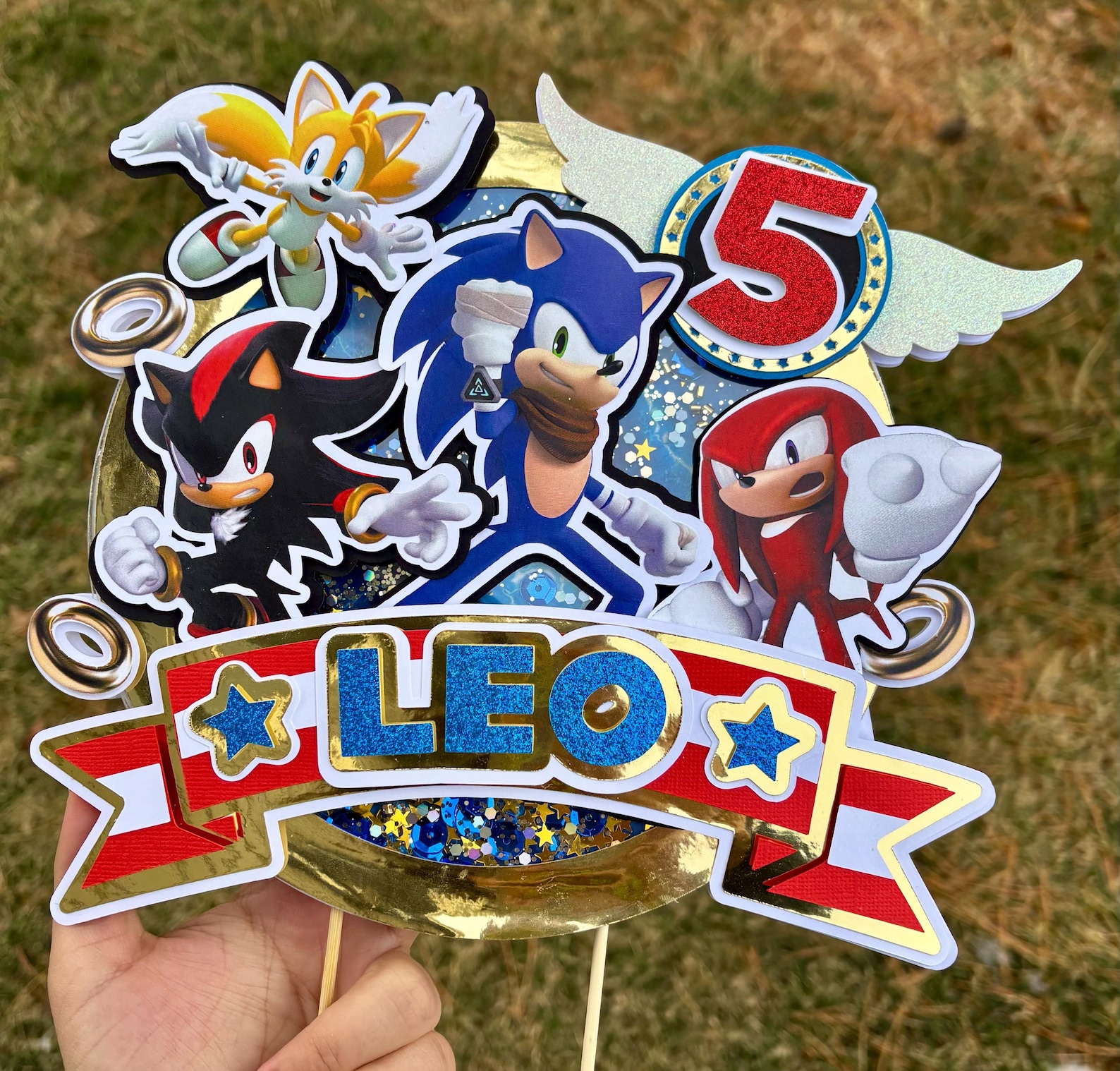 Sonic Cake Topper - Etsy