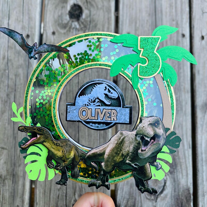Dino Cake Topper - Etsy