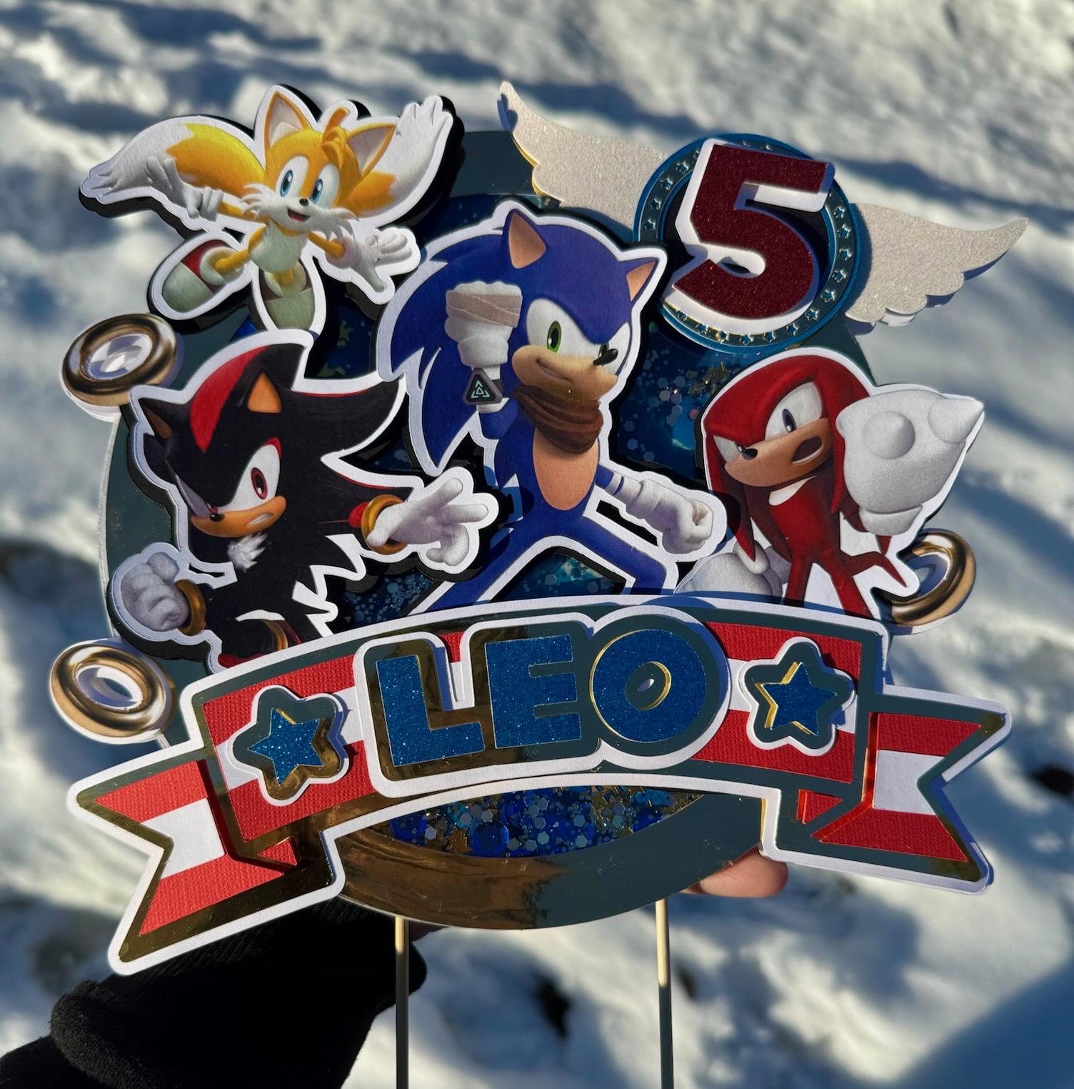 Sonic Cake Topper - Etsy
