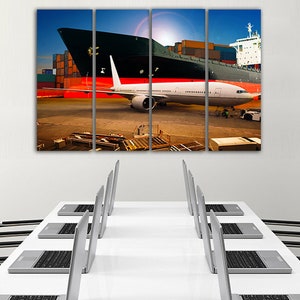 Transportation and Logistics for Wall Decor Airplanes Wall Art Ships ...