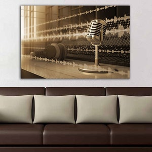 Audio Canvas Modern Wall Decor Equipment Decor Radio Art Dj Decor Music ...