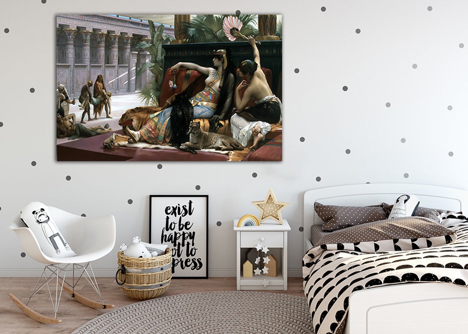 Cleopatra Wall Art Alexandre Cabanel Print on Canvas Testing - Etsy