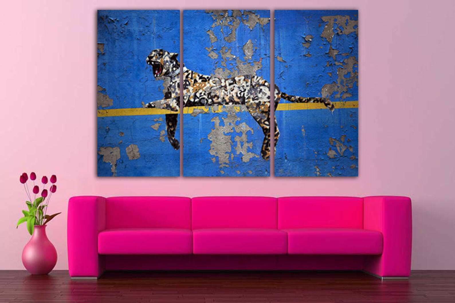 Cheetah canvas Leopard wall art Bronx zoo art Print art animal | Etsy