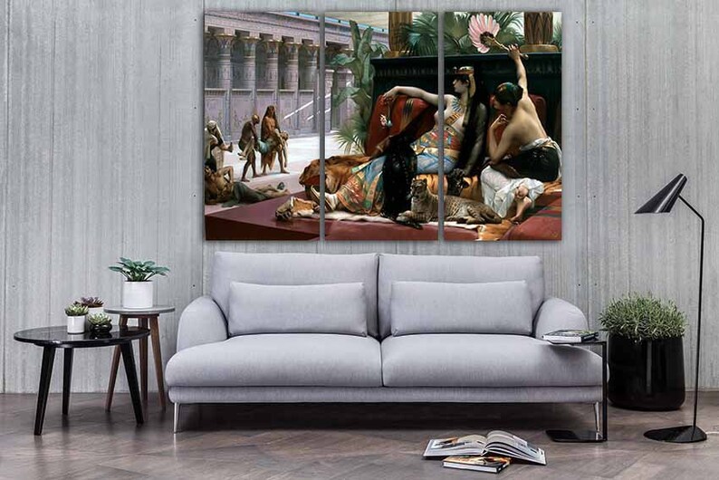 Cleopatra Wall Art Alexandre Cabanel Print on Canvas Testing - Etsy