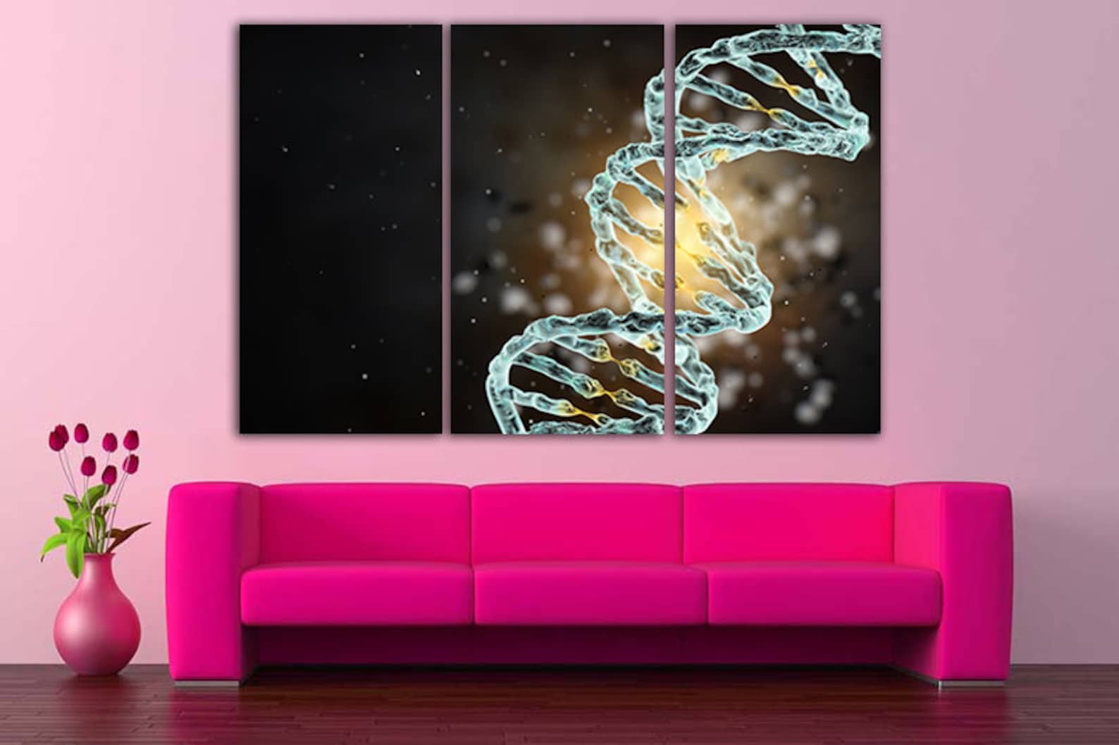 Dna Canvas Set Wall Art Canvas Science Decor Medical Anatomy - Etsy