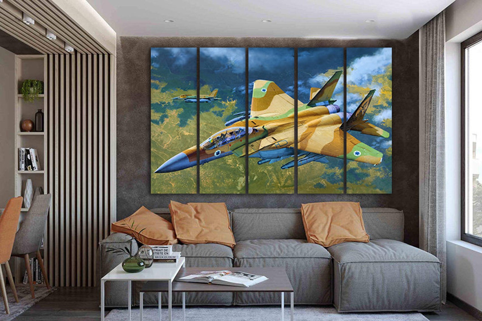 Plane Canvas F15i Plane Wall Art Aircraft Décor Airplane Wall - Etsy
