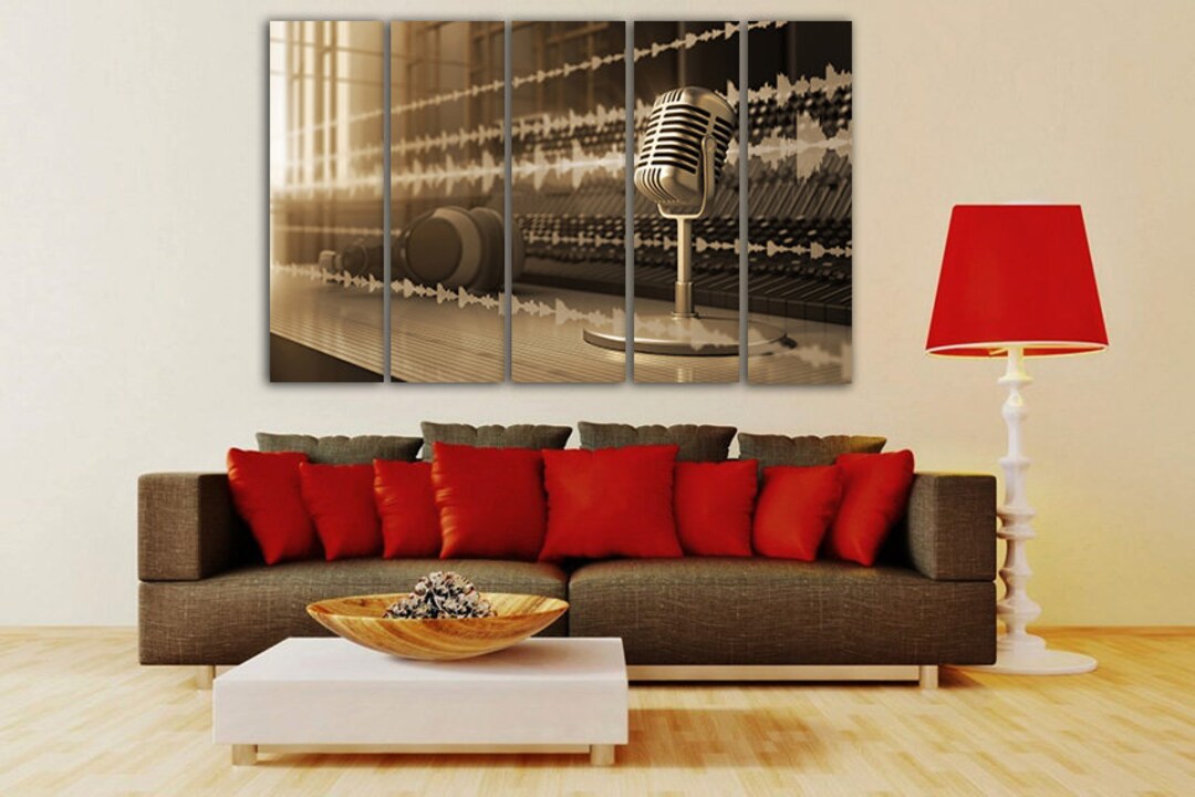 Audio Canvas Modern Wall Decor Equipment Decor Radio Art Dj Decor Music ...