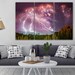 Eruption Wall Art Lightning Bolt Volcano Canvas Forest Wall Decor ...