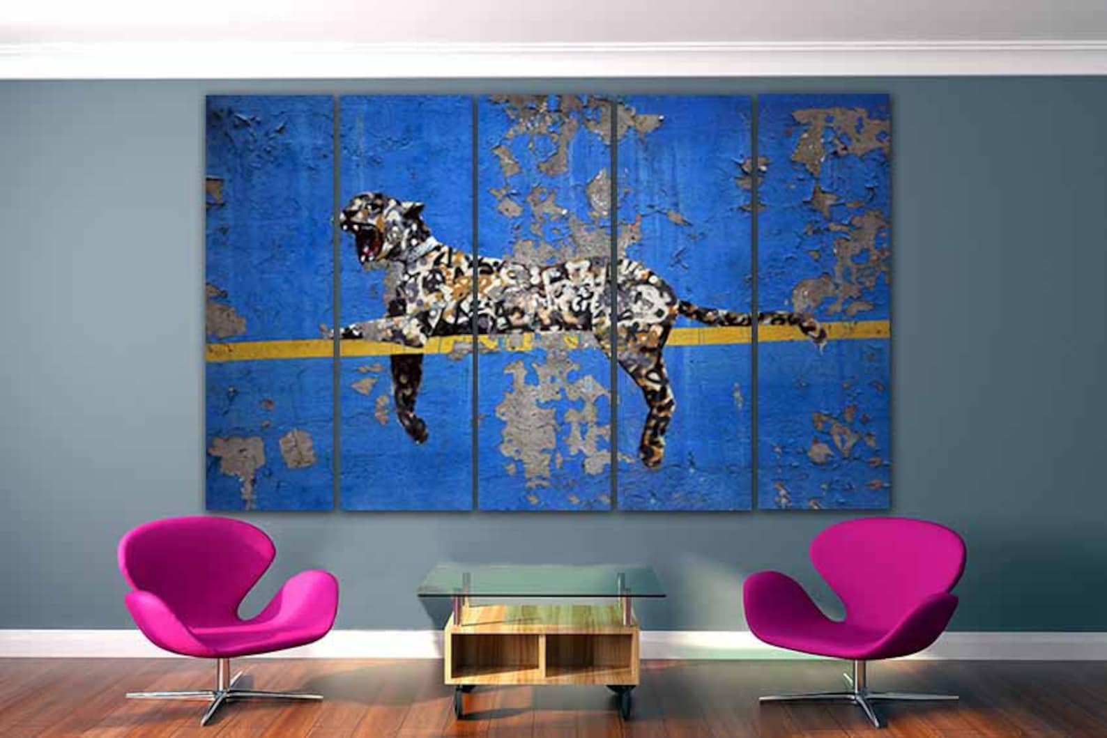 Cheetah Canvas Leopard Wall Art Bronx Zoo Art Print Art Animal - Etsy