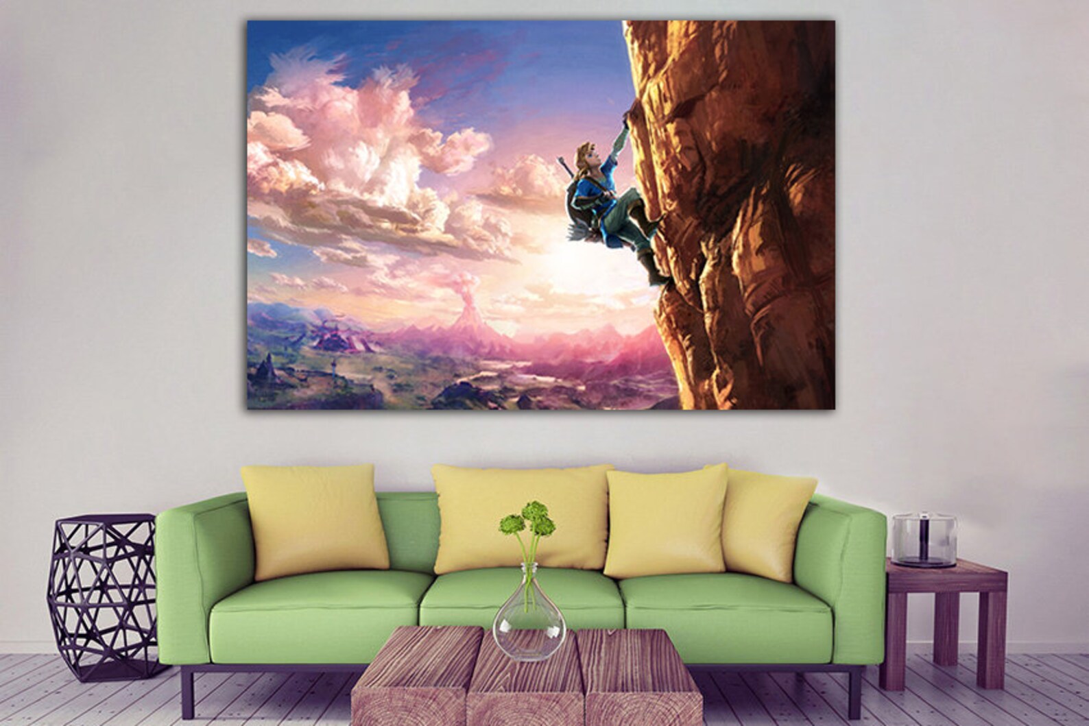 Legend Zelda Wall Art Canvas Game Poster Zelda Print Game Room - Etsy