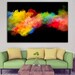 Paint Explosion Art Abstraction Canvas Abstract Painting - Etsy