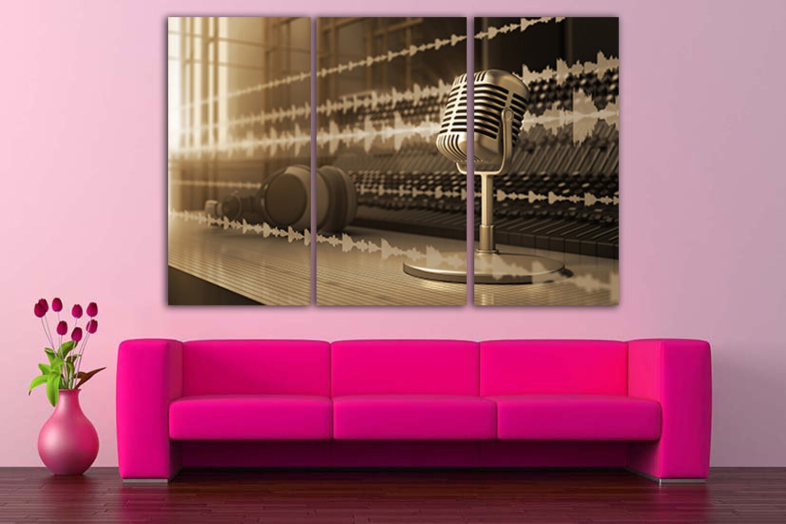 Audio Canvas Modern Wall Decor Equipment Decor Radio Art Dj - Etsy