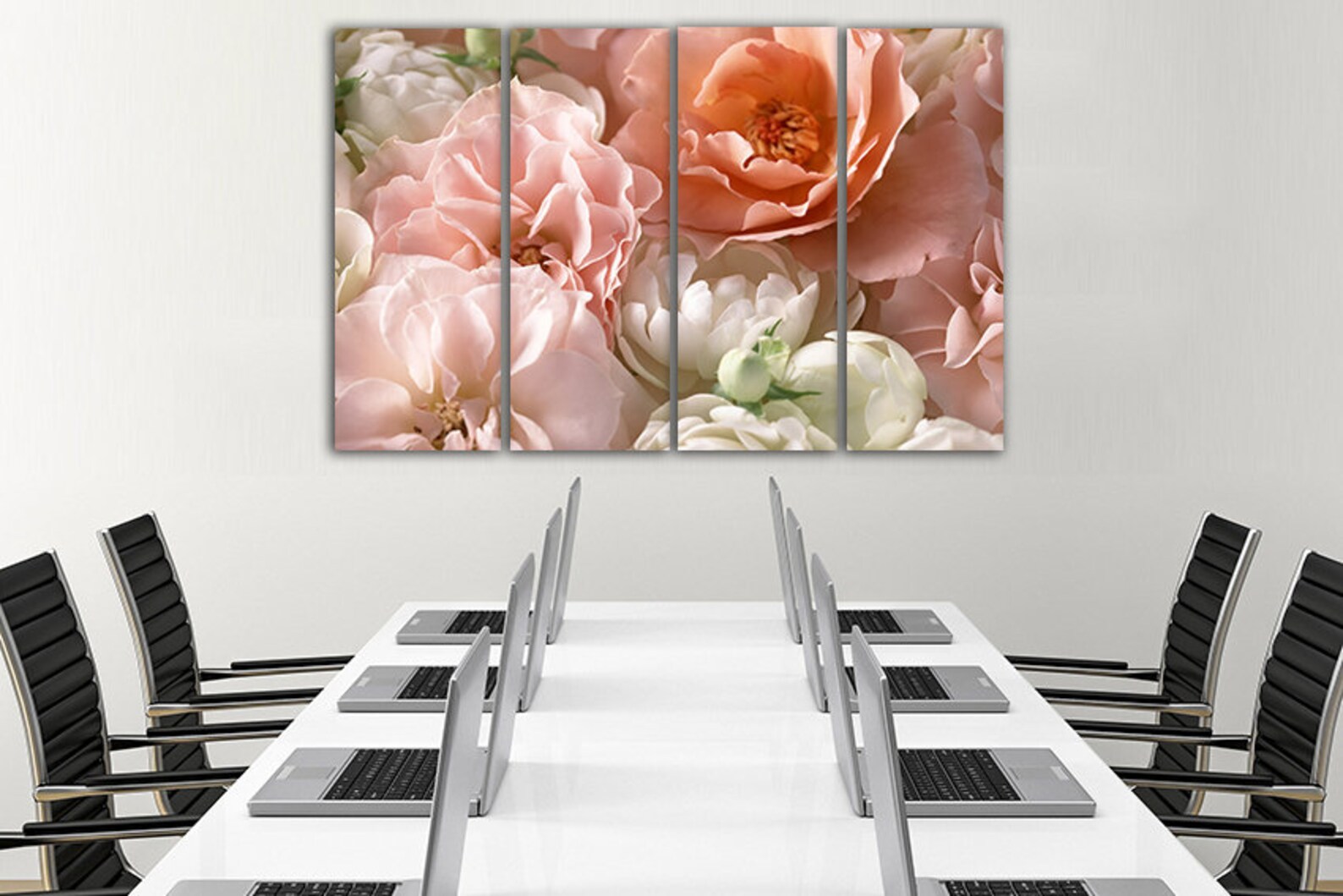 Peony Canvas Rose Wall Art Flower Print Pink Décor Nature - Etsy