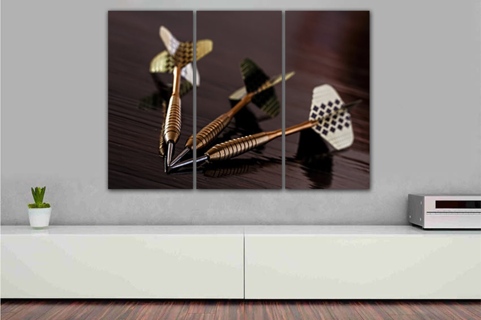 Darts Canvas Game Wall Decor Target Wall Art Dart Print Game - Etsy