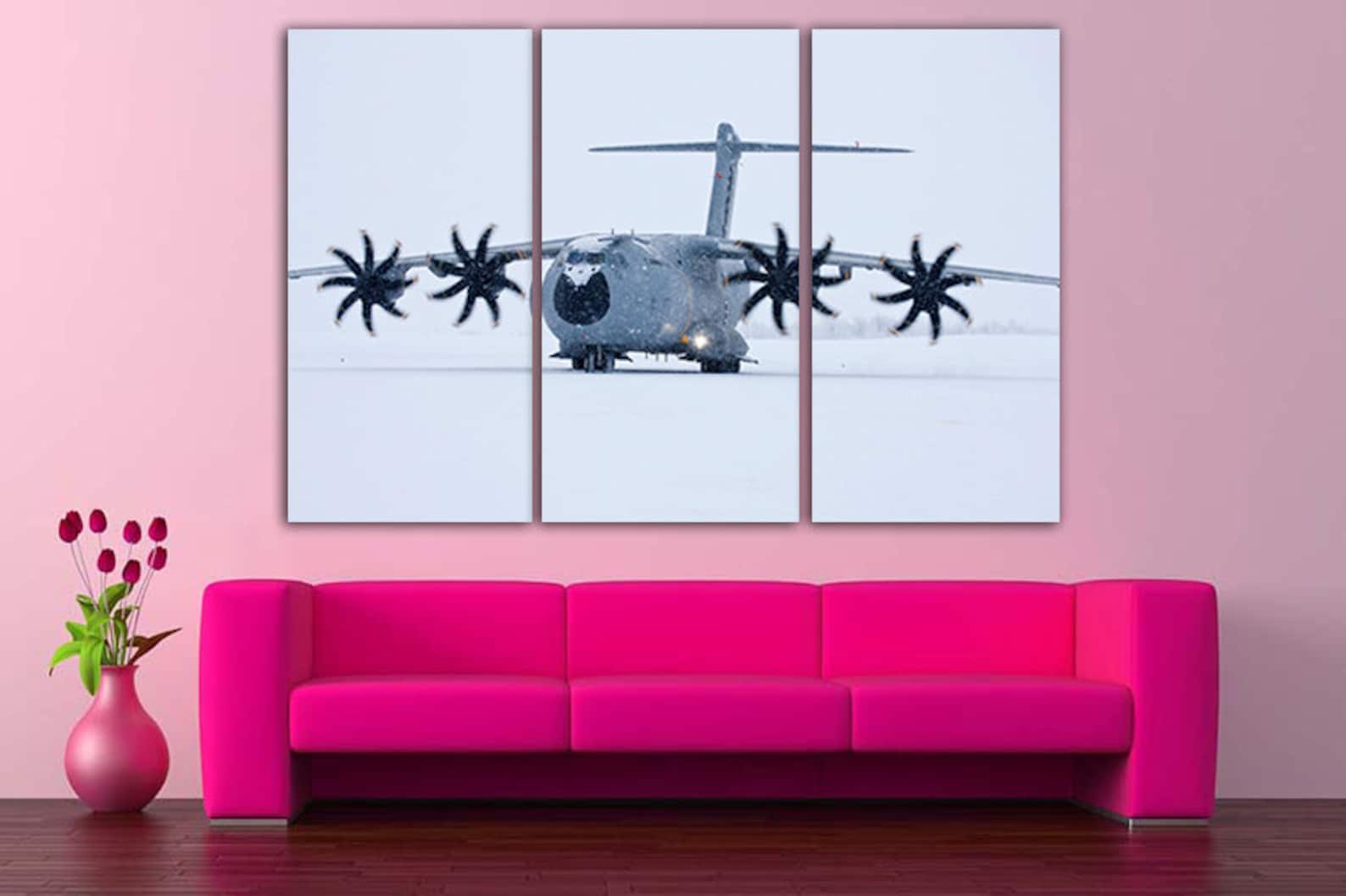 Airbus A400M Print on Canvas Military Aircraft Winter - Etsy