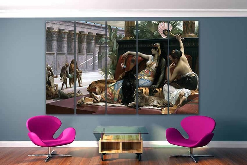 Cleopatra Wall Art Alexandre Cabanel Print on Canvas Testing - Etsy